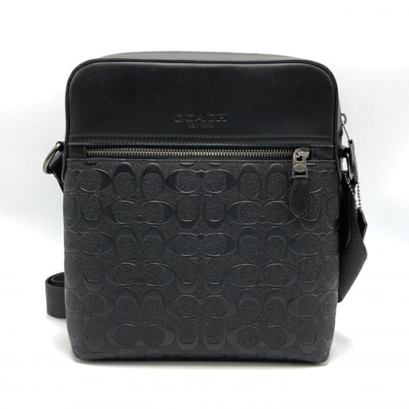 OTHERS | Bags | Coach Hstn Flt Bg Sig Crsg Shoulder Bag F73338 ...